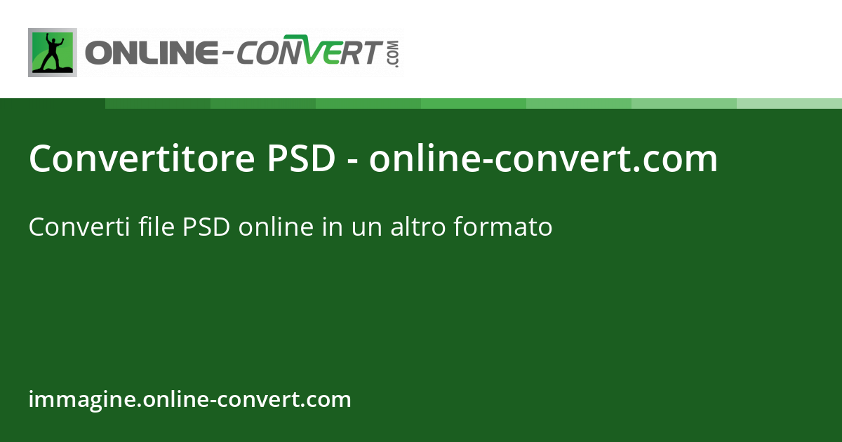 Convertitore PSD - online-convert.com